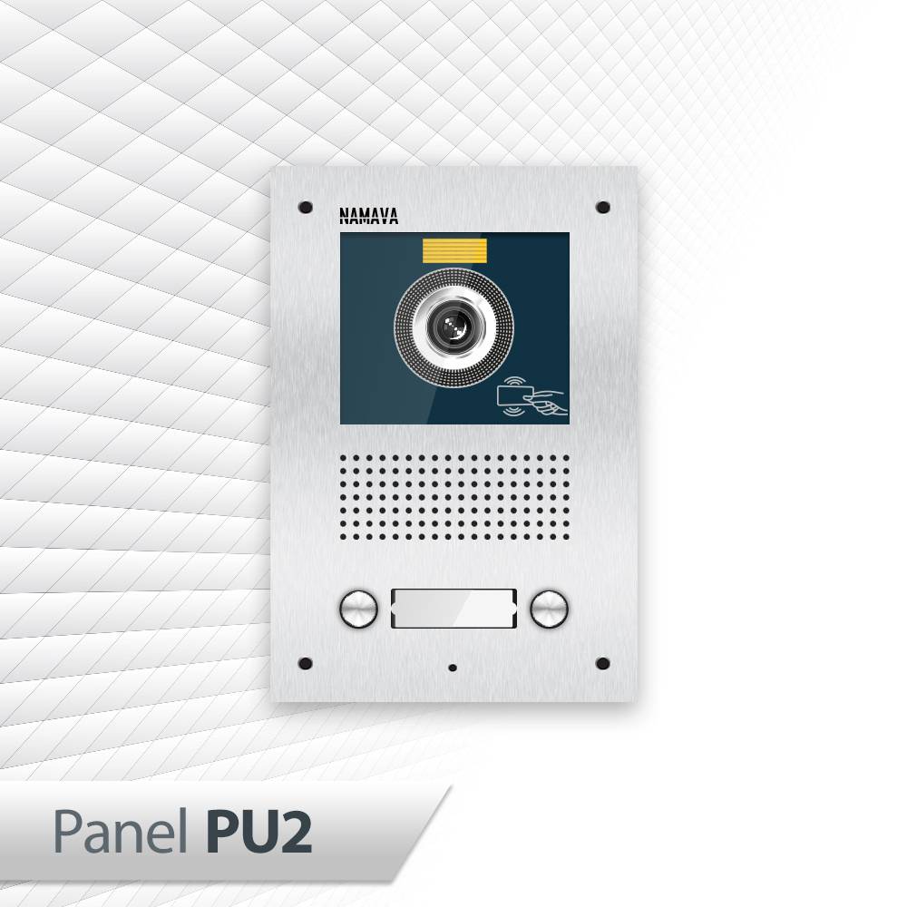 پنل آیفون تصویری نماوا PU2 | قیمت پنل آیفون تصویری | پنل با کیفیت | ای سی دی سی کالا